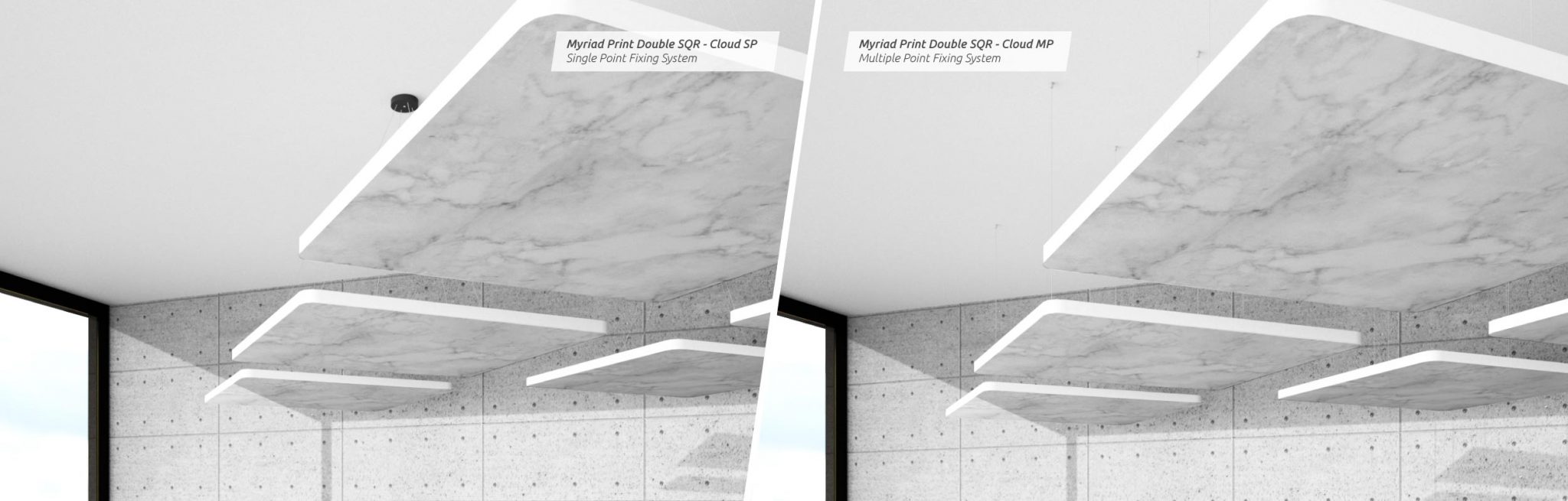 Myriad Print Double SQR – Cloud | Textures Range - J & J Sound Solutions